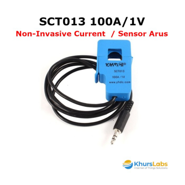 Jual SCT013 100A 1V Non invasive AC Current Sensor Arus Klem ...