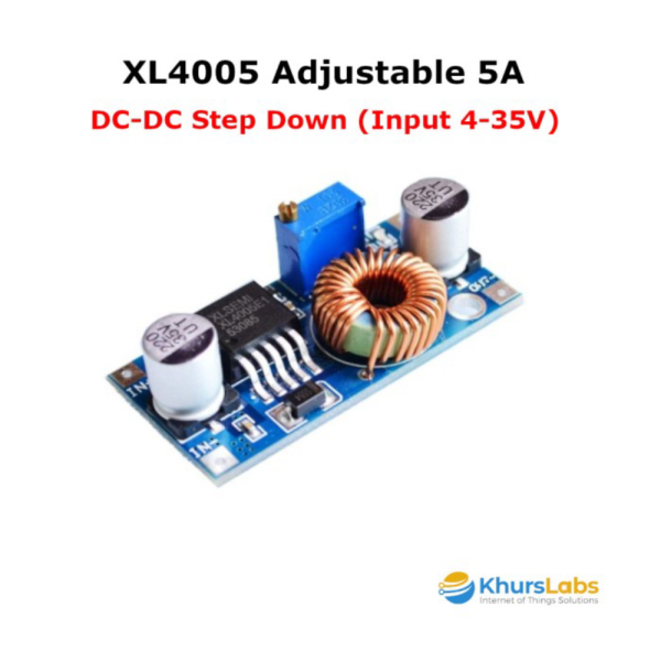 Jual XL4005 adjustable 5A DC-DC Step Down Module Ultra Compact Input 4-35V Limited | Shopee ...