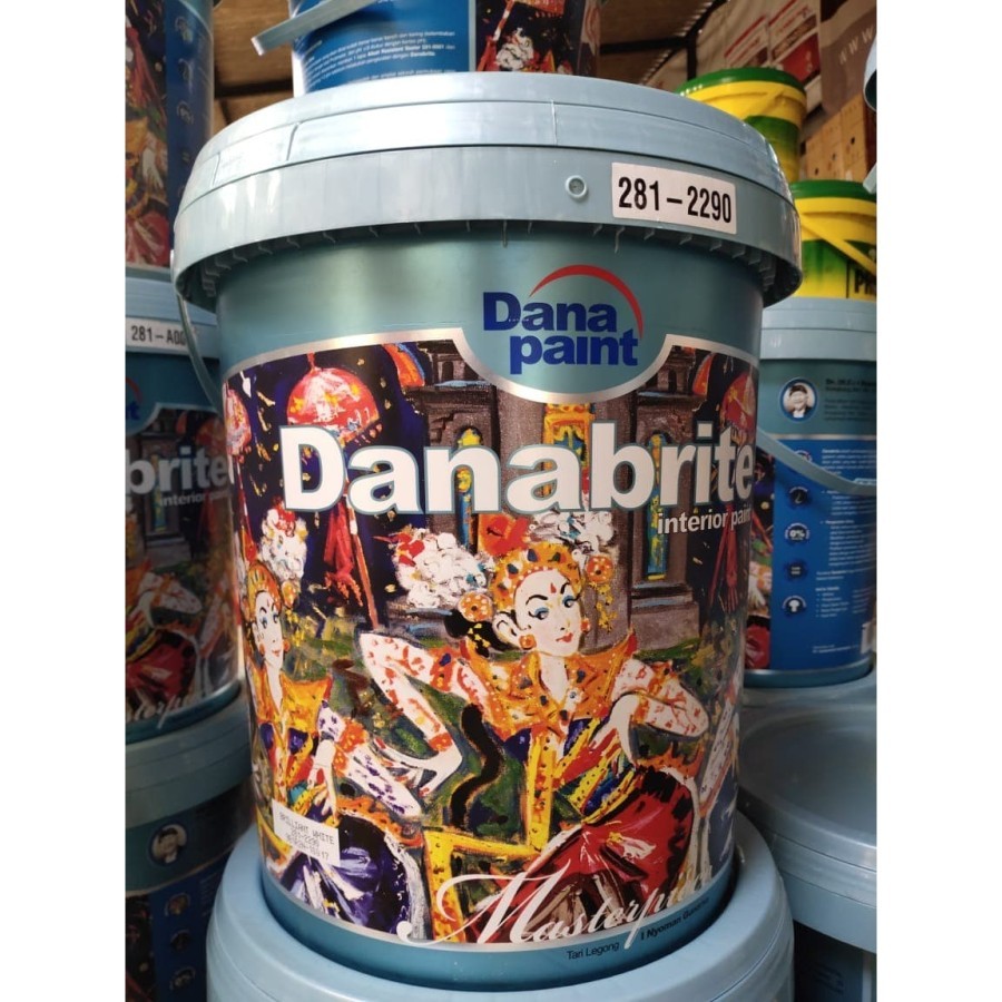 Jual DANABRITE 281 - 2290 BRILLIANT WHITE 25KG/ CAT TEMBOK INTERIOR ...