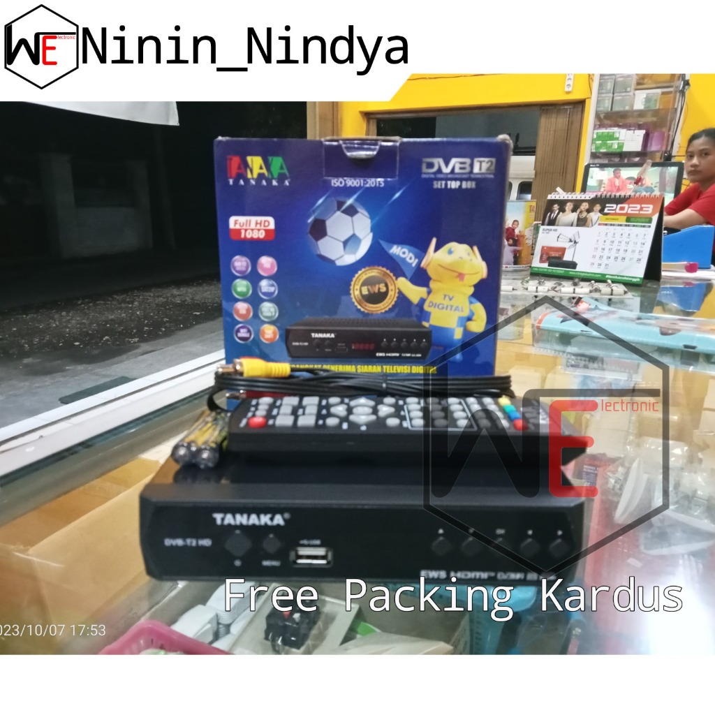 Jual Set Top Box Tanaka V2 Besi • STB Tanaka Version 2 Biru TV Digital ...