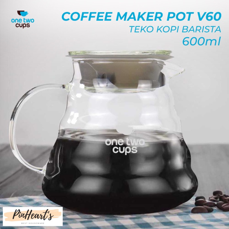 Jual COFFEE SERVER V60 DRIP POUR OVER / COFFEE MAKER POT V60 DRIP ...