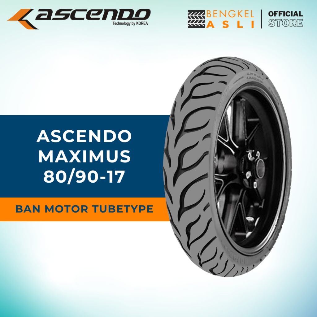 Jual Ban Motor ASCENDO MAXIMUS Ring 17 80/90-17 Tubetype (TT) | Shopee ...