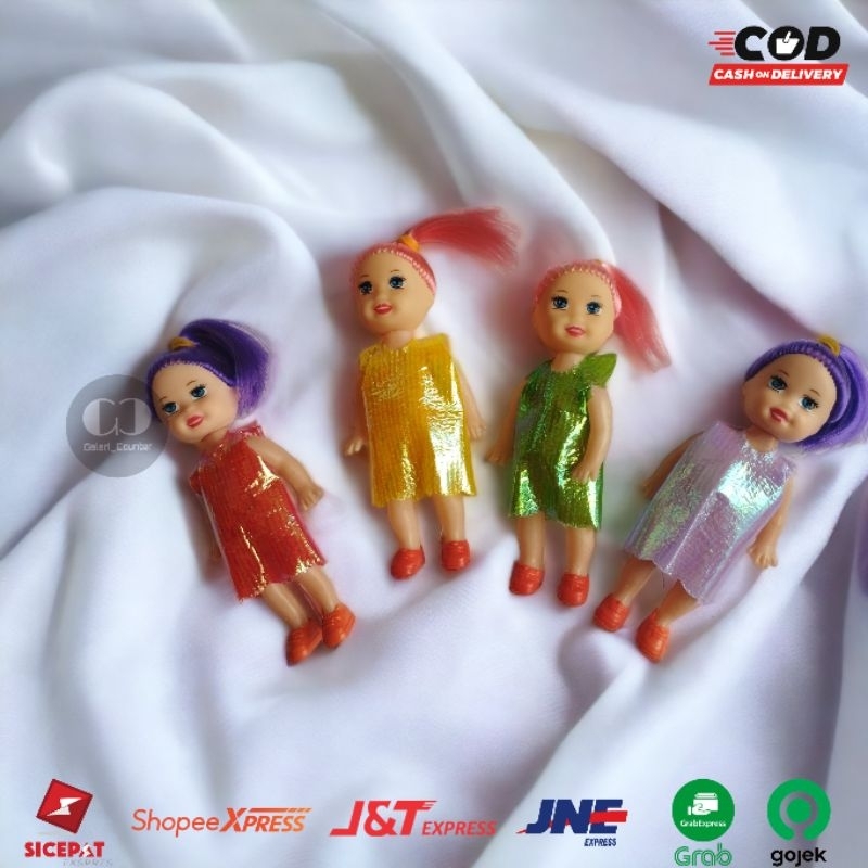 Jual BERBIE MINI BONEKA BERBIE UKURAN KECIL | Shopee Indonesia