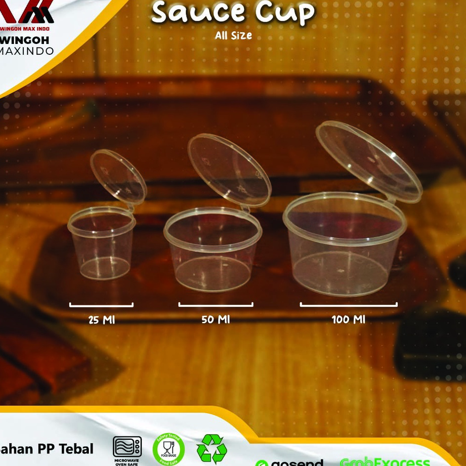 Jual Harga Max7d7Cr SAUCE CUP 50ML - SAUCE CUP WINGOH - THINWALL MURAH ...