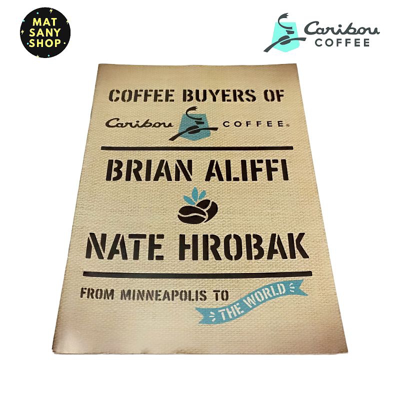 Jual Booklet Buklet Brosur Pamflet Caribou Coffee Brian Aliffi Nate ...