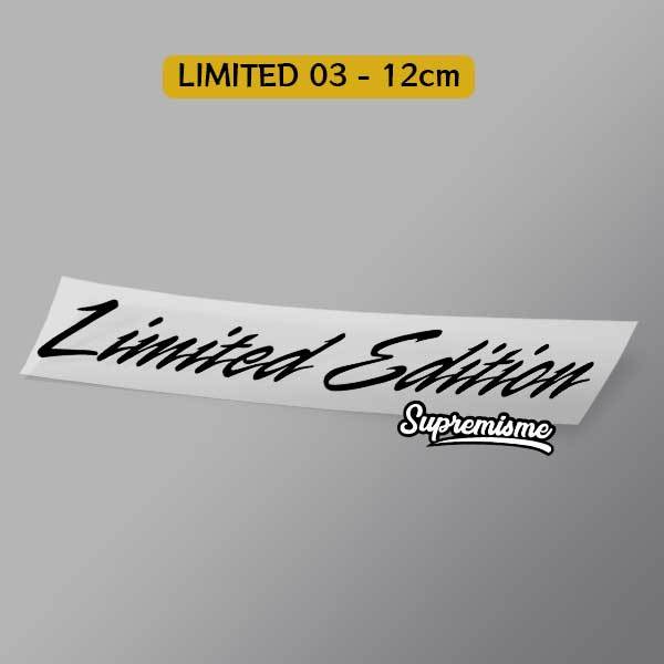 Jual Stiker Limited Edition / Sticker Limited Edition Terbaru / Stiker ...