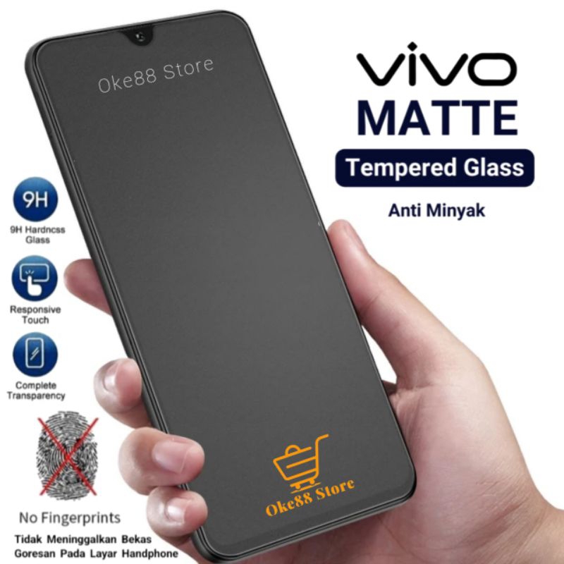 Jual Matte Glass Full Layar Vivo T3 T3 5G S1 S1 Pro T1 T1 5G T1 Pro T1 Pro 5G Z1 Z1 Pro Z1x Z3 ...