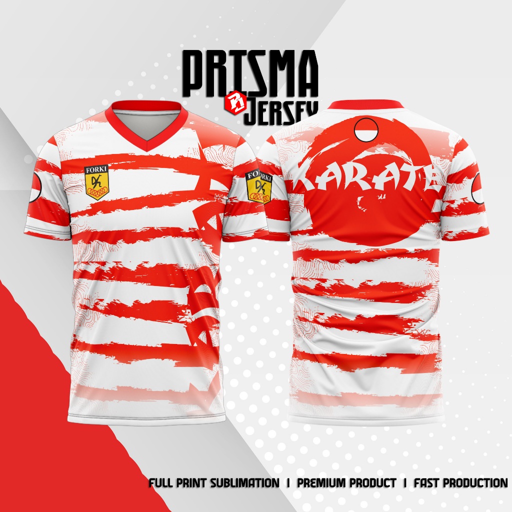 Jual JERSEY BAJU KAOS KARATE PUTIH / GRATIS CUSTOM NAMA /JERSEY KARATE ... Jual JERSEY BAJU KAOS KARATE PUTIH / GRATIS CUSTOM NAMA /JERSEY KARATE ...