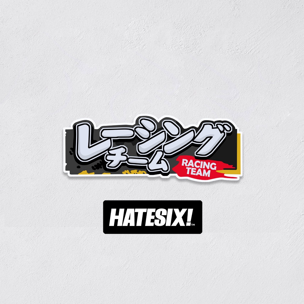 Jual Stiker Decal JDM RACING TEAM Hatesix | Shopee Indonesia
