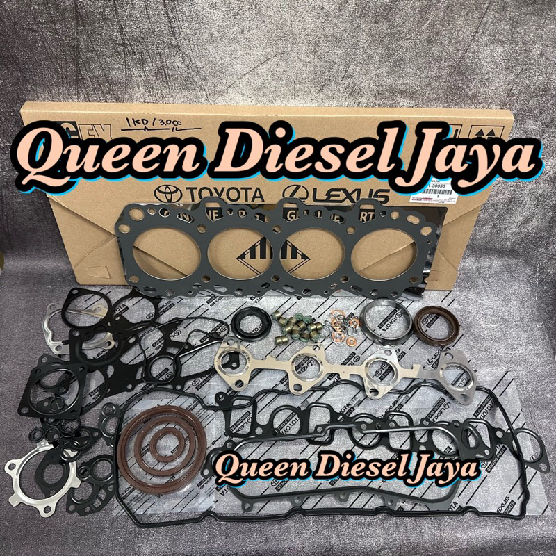 Jual Packing Paking Full Set Gasket Set Toyota Hilux 3.0cc 1KD 04111 ...