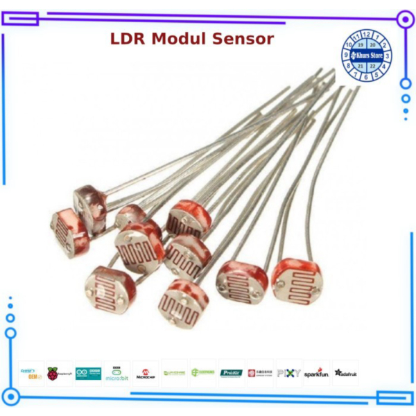 Jual LDR Gl5516 5mm Photoresistor Photo Resistor Gl 5516 Diskon ...