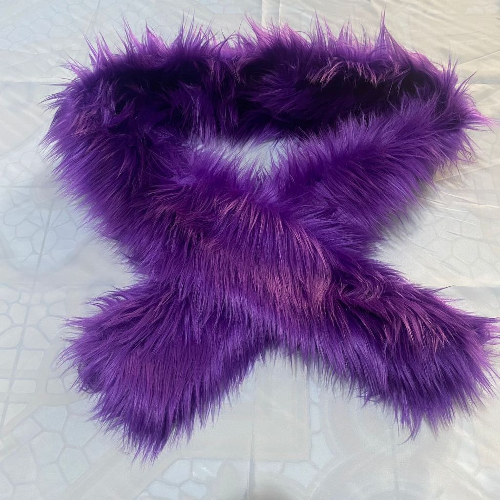 Jual Syal Bulu lembut premium bahan bulu korea/ Syal bahu | Shopee ...