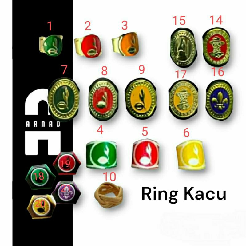 Jual Ring Hasduk kacu Pramuka SD SMP SMA Pembina | Shopee Indonesia