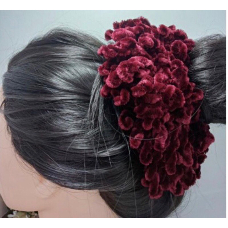 Jual Ikat rambut ubur ubur/cepolan hijab/random | Shopee Indonesia