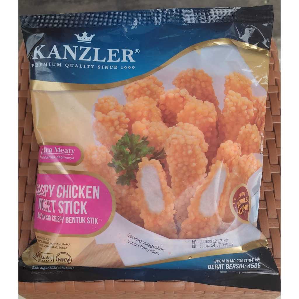 Jual Kanzler Crispy Chicken Nuget Stick 450gr | Shopee Indonesia