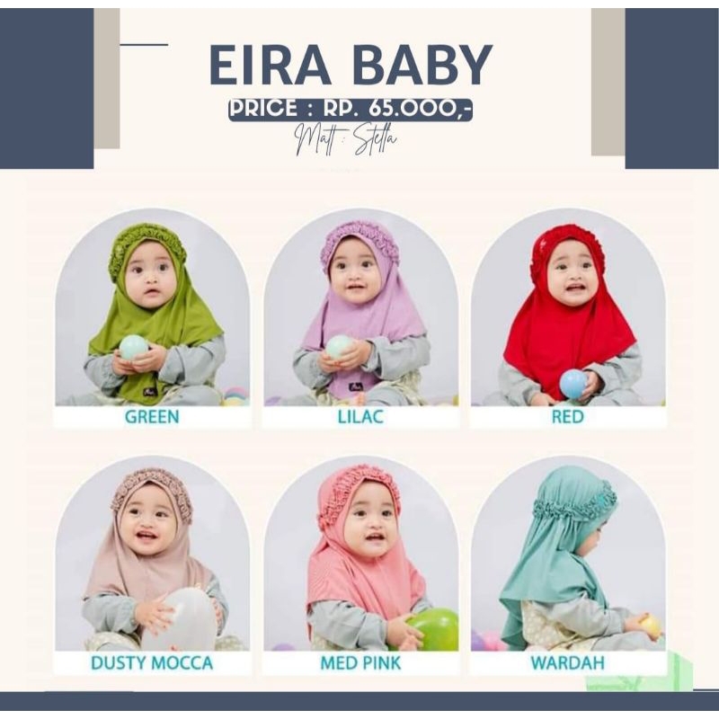 Jual EIRA BABY ( HIJAB buat baby ) by arrafi ori | Shopee Indonesia