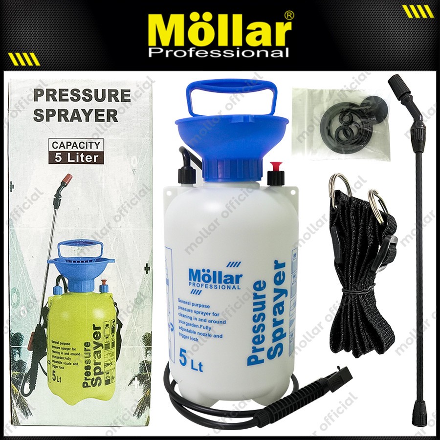 Jual MOLLAR SP5LM Botol Alat Semprotan 5L Disinfektan Tanaman Air ...