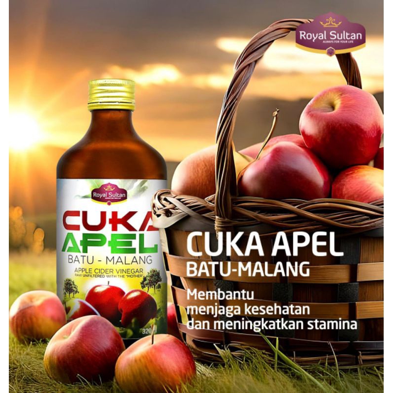 Jual Original cuka apel non alkohol Natural Apple Cuka Apel Royal ...