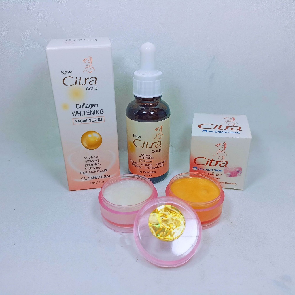 Jual Paket 2in1 Citra - Serum Citra Gold 30ml Plus Cream Citra Susun ...