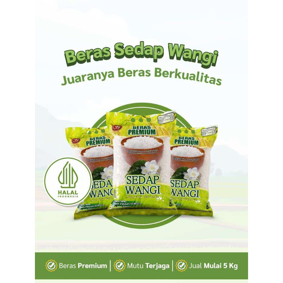 Jual Beras Premium Sedap wangi Kemasan 25 kg | Shopee Indonesia