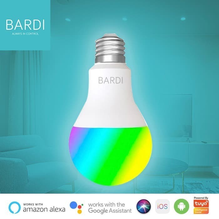 Jual Bardi Smart LED Bulb 12W RGBWW Lampu Pintar Warna Home Automasi ...