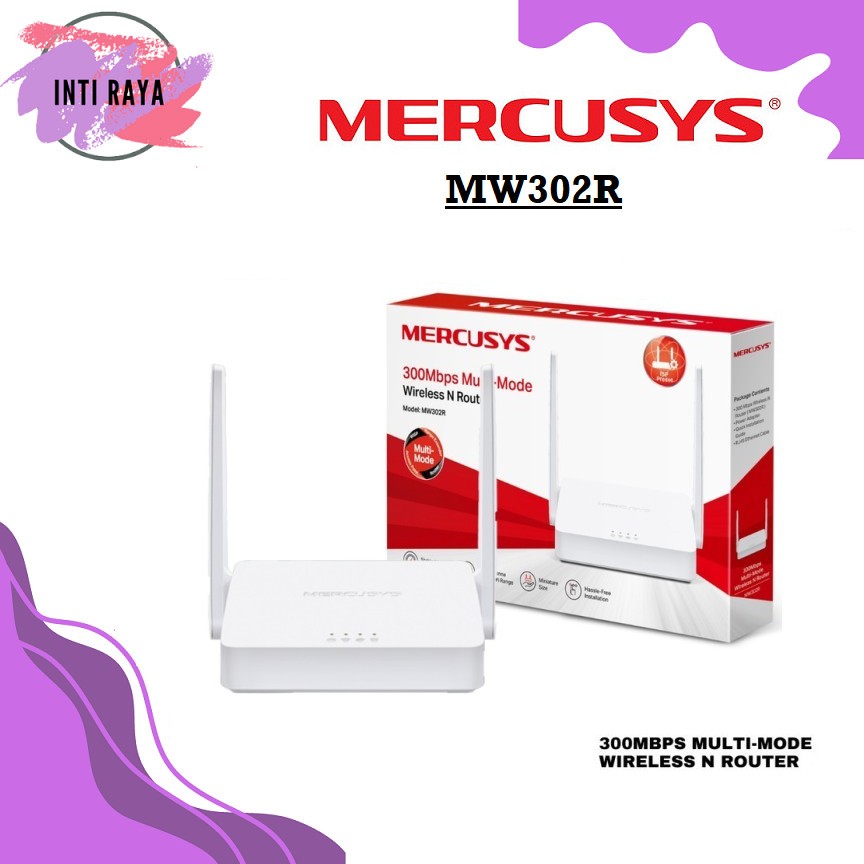 Jual MERCUSYS MW302R 300MBPS WIRELESS N ROUTER MW302R MW302 ROUTER ...