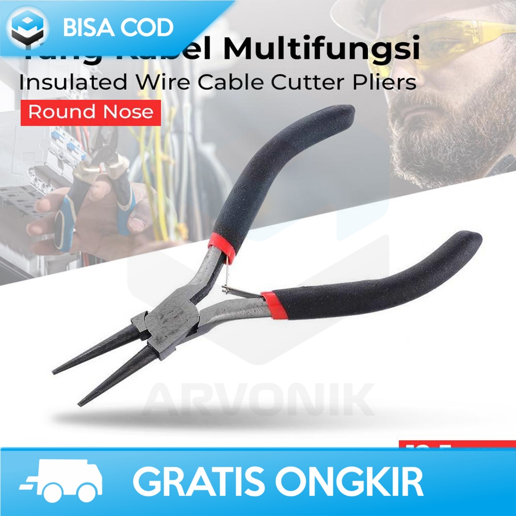 Jual TANG KABEL MULTIFUNGSI JEPIT PUTAR POTONG PENGUPAS WIRE CABLE ...