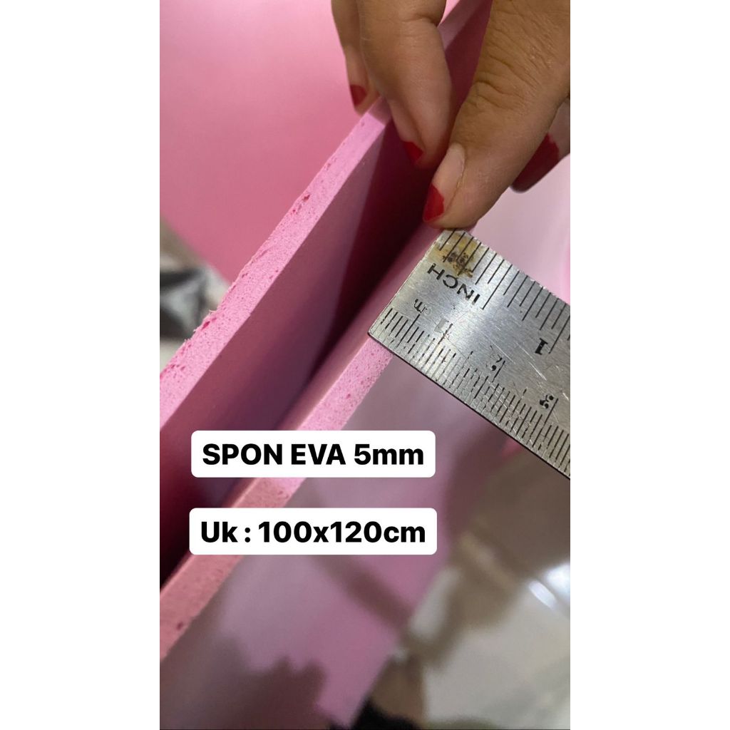 Jual spons eva EVA Foam / Spon Ati 5mm spons eva 5mm media kreasi ...