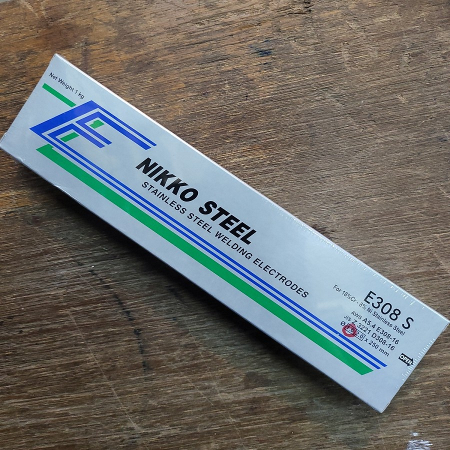 Jual Kawat Las Nikko Steel Stainless Steel 1.6mm E308S 1KG | Shopee ...