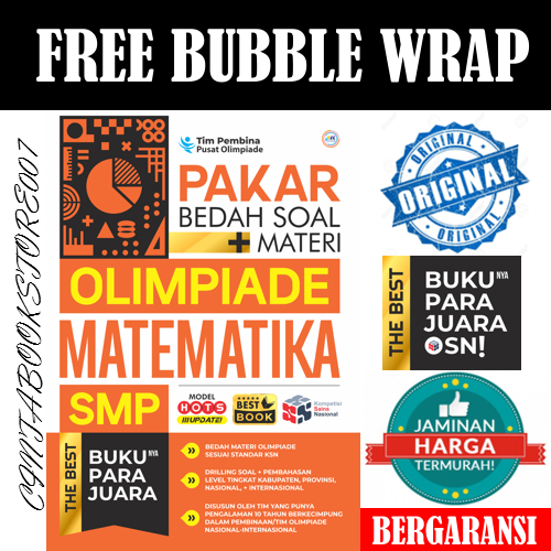 Jual BUKU PAKAR BEDAH SOAL+MATERI OLIMPIADE MATEMATIKA SMP MTS | Shopee Indonesia