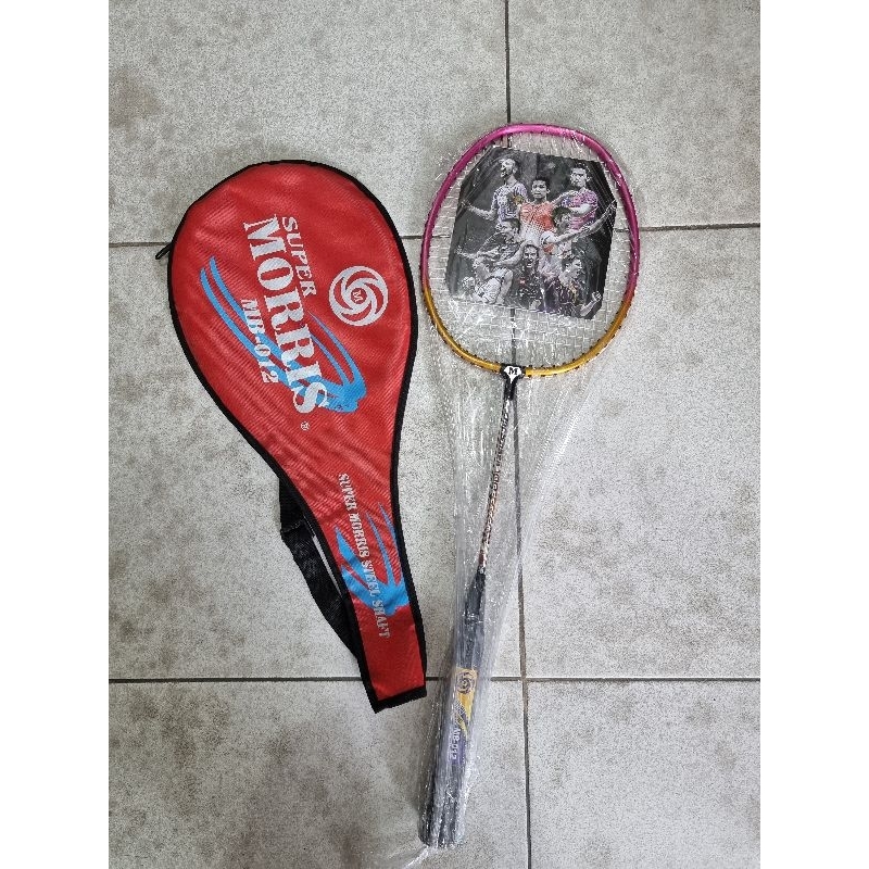 Jual raket badminton MORRIS + sarung / raket bukutangkis | Shopee Indonesia