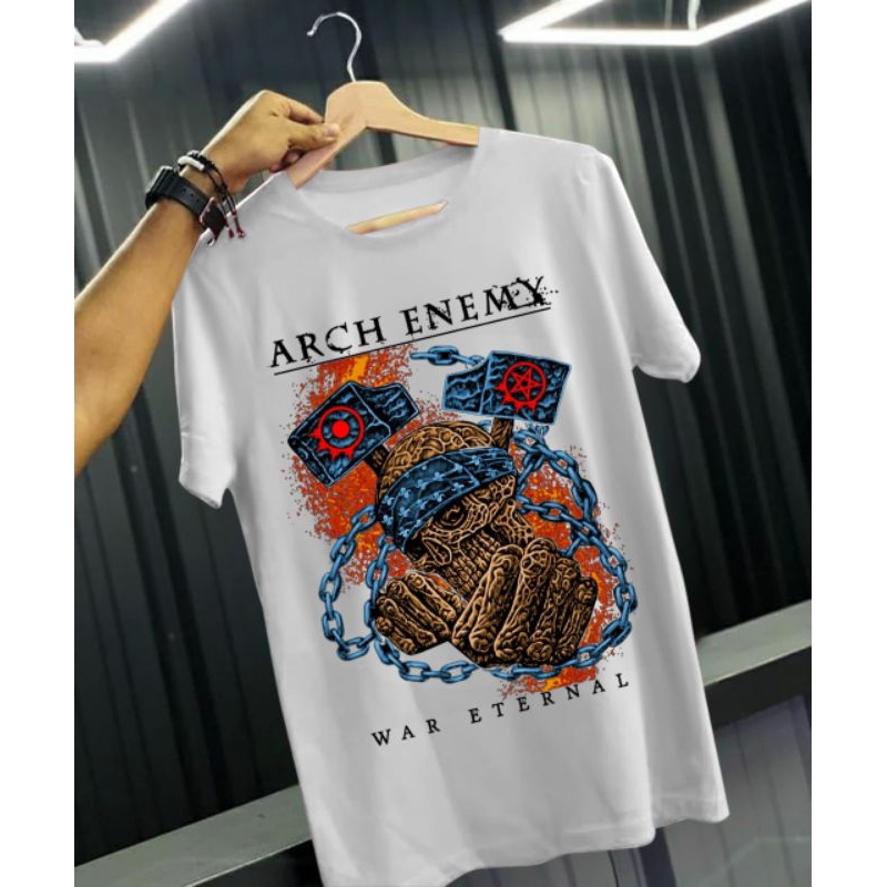 Jual ALPHA - KAOS DISTRO UKURAN JUMBO GAMBAR ARCH ENEMY | Shopee Indonesia