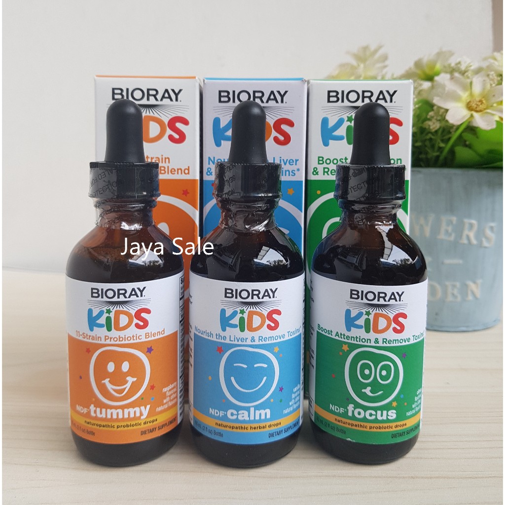Jual Bioray Kids NDF Tummy Probiotic / Focus / Calm | Shopee Indonesia