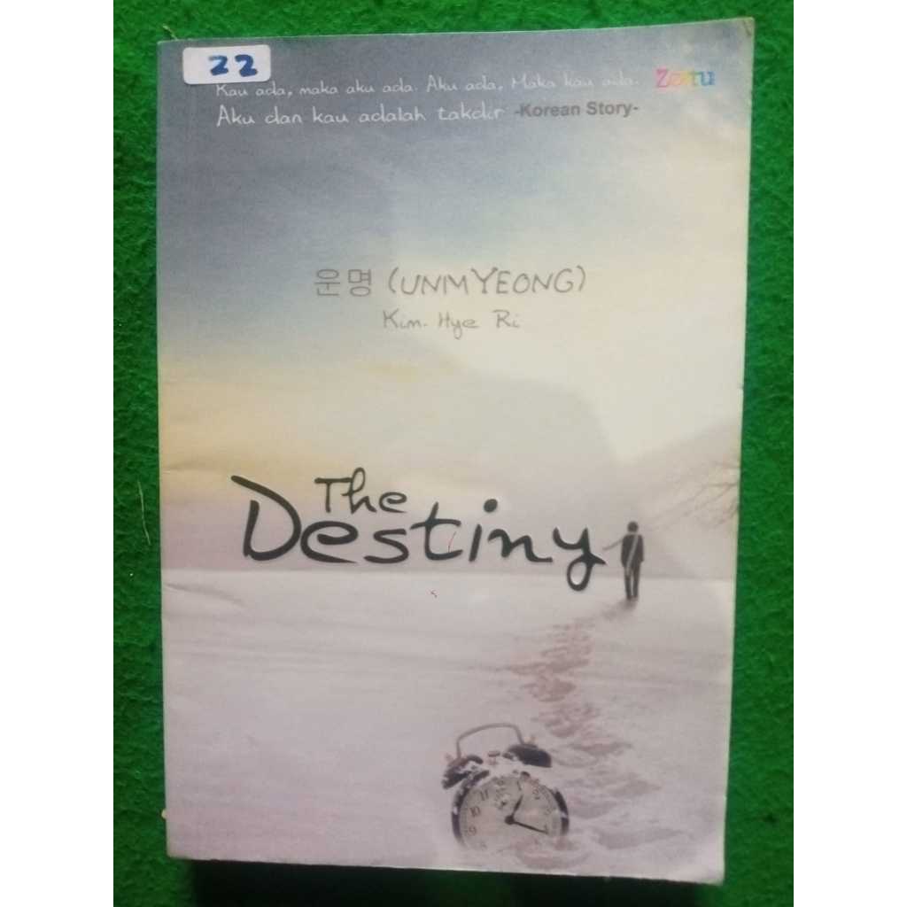 Jual Buku Novel The Destiny By Unim Yeong Kim Hye Ri Bekas Original Ori ...