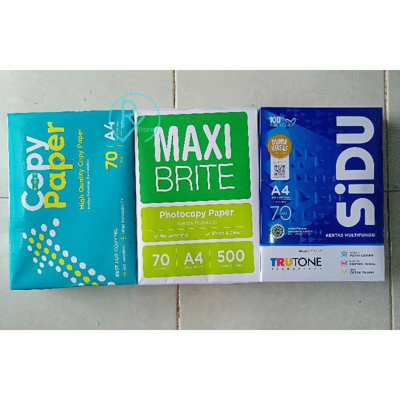 Jual KERTAS HVS A4 70GSM RIM (500 LEMBAR) | Shopee Indonesia