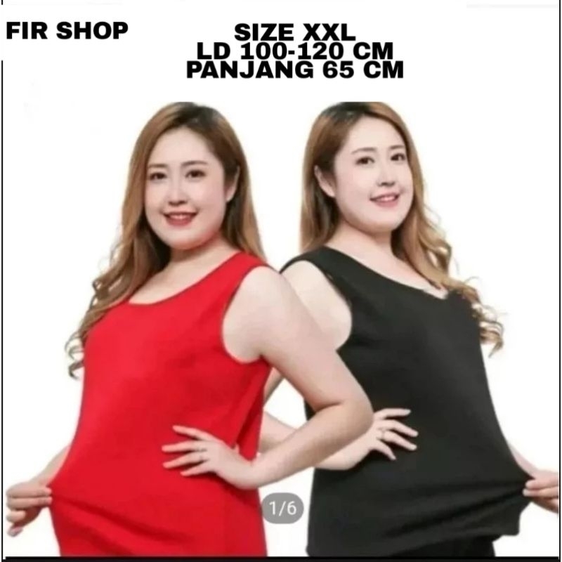Jual Tanktop | tengtop | Singlet | Kaos dalam wanita Tali Besar Jumbo ...