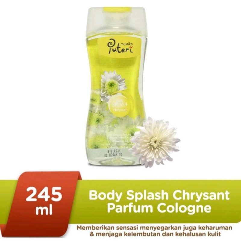Jual MUSTIKA PUTERI BODY SPLASH COLOGNE CRYSANT 245 ML | Shopee Indonesia