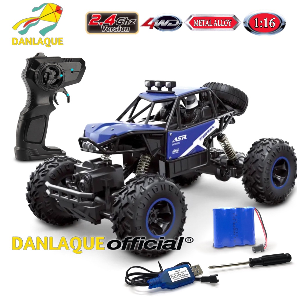 Jual 8D RC Car Mobil Remote Control Rock Crawler LED 1:16 2.4GHz 4WD 4CH Climbing Quick Drive ...