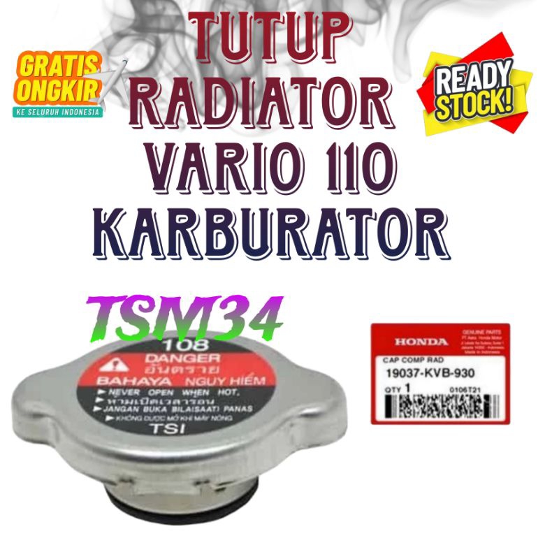 Jual tutup radiator Vario 110 karburator Vario 125 old CB150 CB 150 R ...