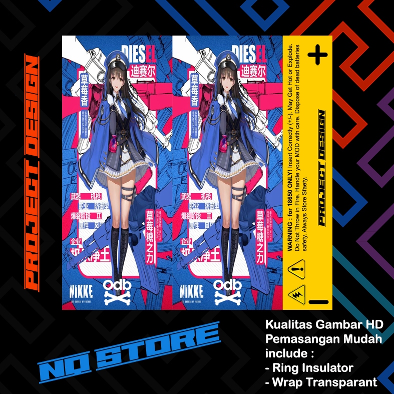 Jual Sticker Warp Battery 18650 Anime Part 4 | Shopee Indonesia