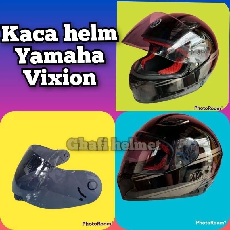 Jual kaca helm yamaha full face / kaca helm standar vixion full face ...