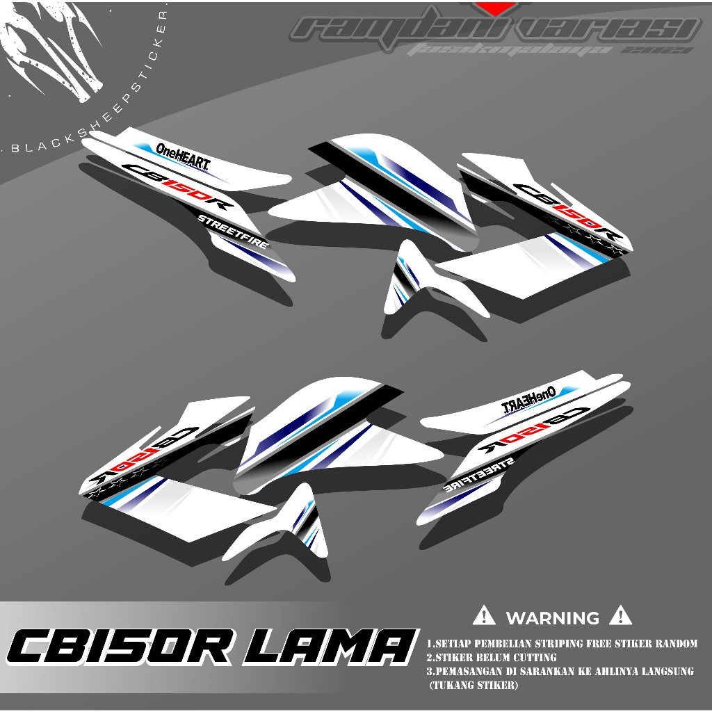 Jual STRIPING CB150R OLD - STIKER VARIASI CB150R - STRIPING CB150R LAMA ...