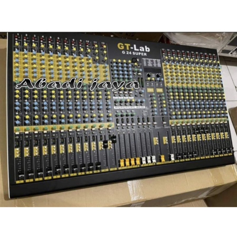Jual mixer gt lab 24 super 24 channel gtlab 24 super original | Shopee Indonesia