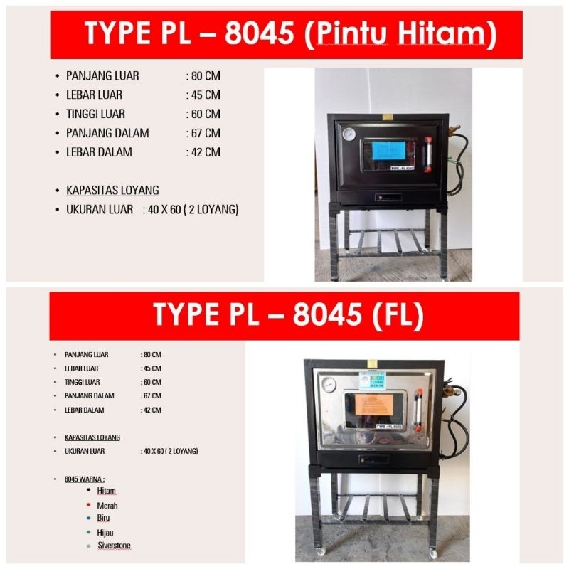 Jual OVEN GAS RODA MAS PL-8045 (HITAM) /FL | Shopee Indonesia