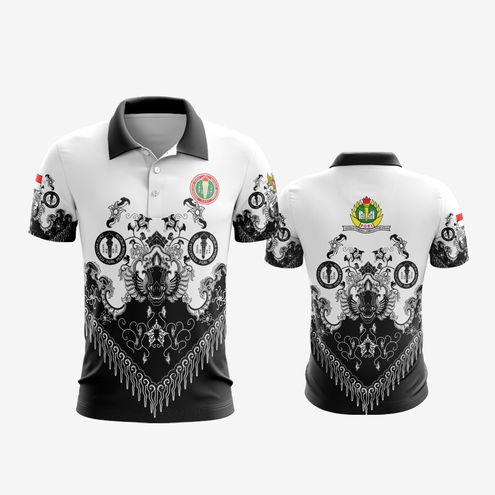 Jual Jual Baju PGRI Pria Batik Seragam baju Guru Pgri Pramuka Coklat ...