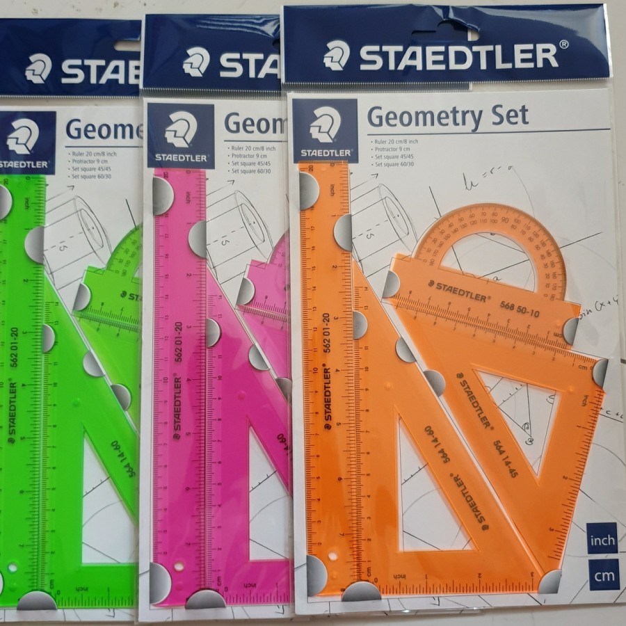 Jual PENGGARIS STAEDTLER/GEOMETRY SET | Shopee Indonesia