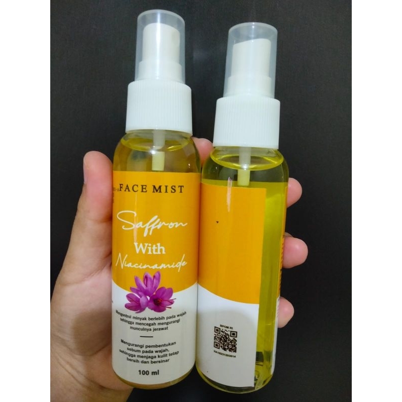 Jual BPOM FACE MIST SAFFRON 100ml 100% ORIGINAL | Shopee Indonesia