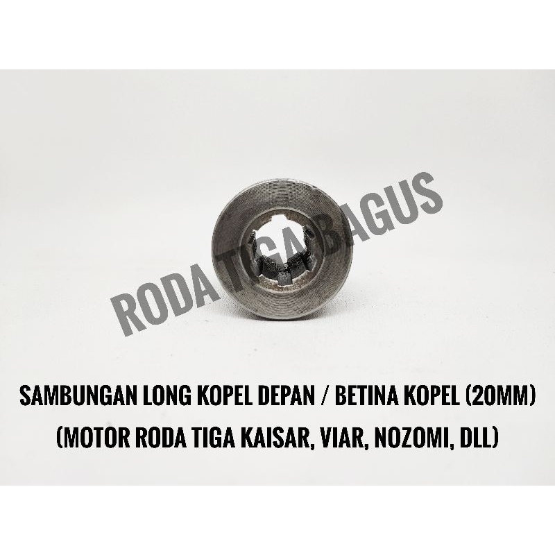 Jual Sambungan Long Kopel Depan / Betina Kopel (20mm) - motor roda tiga ...