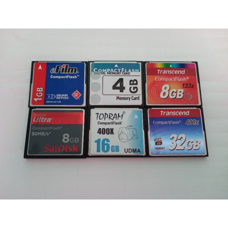 Jual MEMORY CF 1GB 2GB 4GB 8GB 16GB 32GB NORMAL SIAP PAKAI | Shopee ...