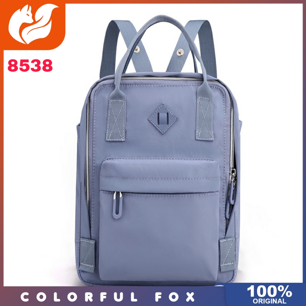 Jual Colorful fox ori - Tas ransel wanita colorful fox 8538 ransel ...